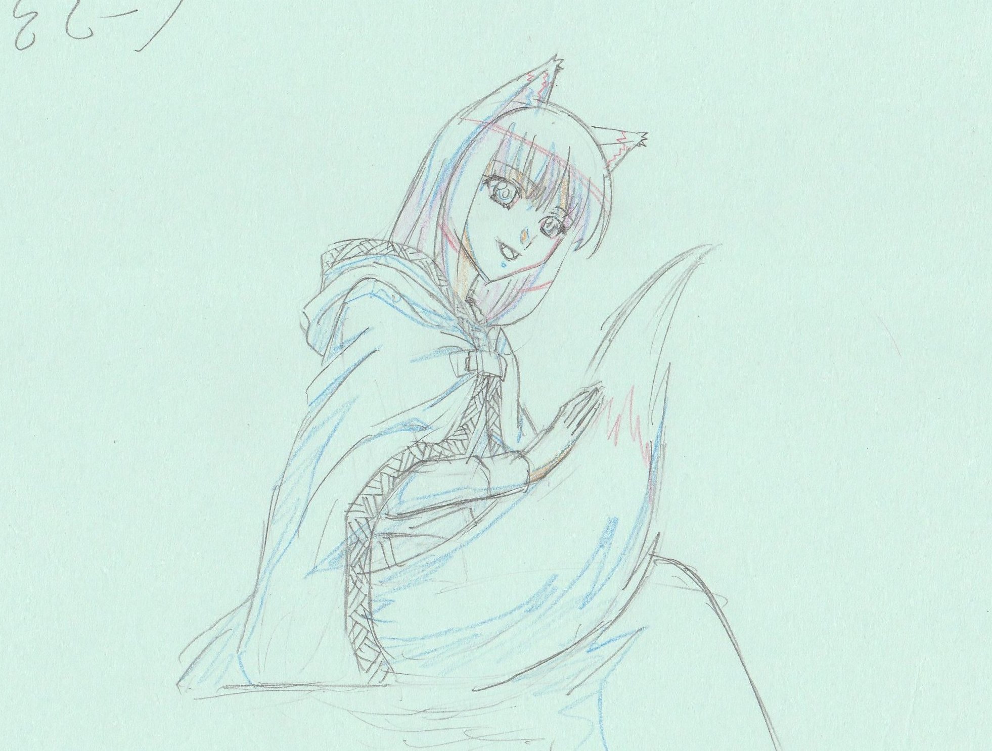 “Holo Strokes Her Beloved Tail” – Gallery of Folklore & Popular Culture