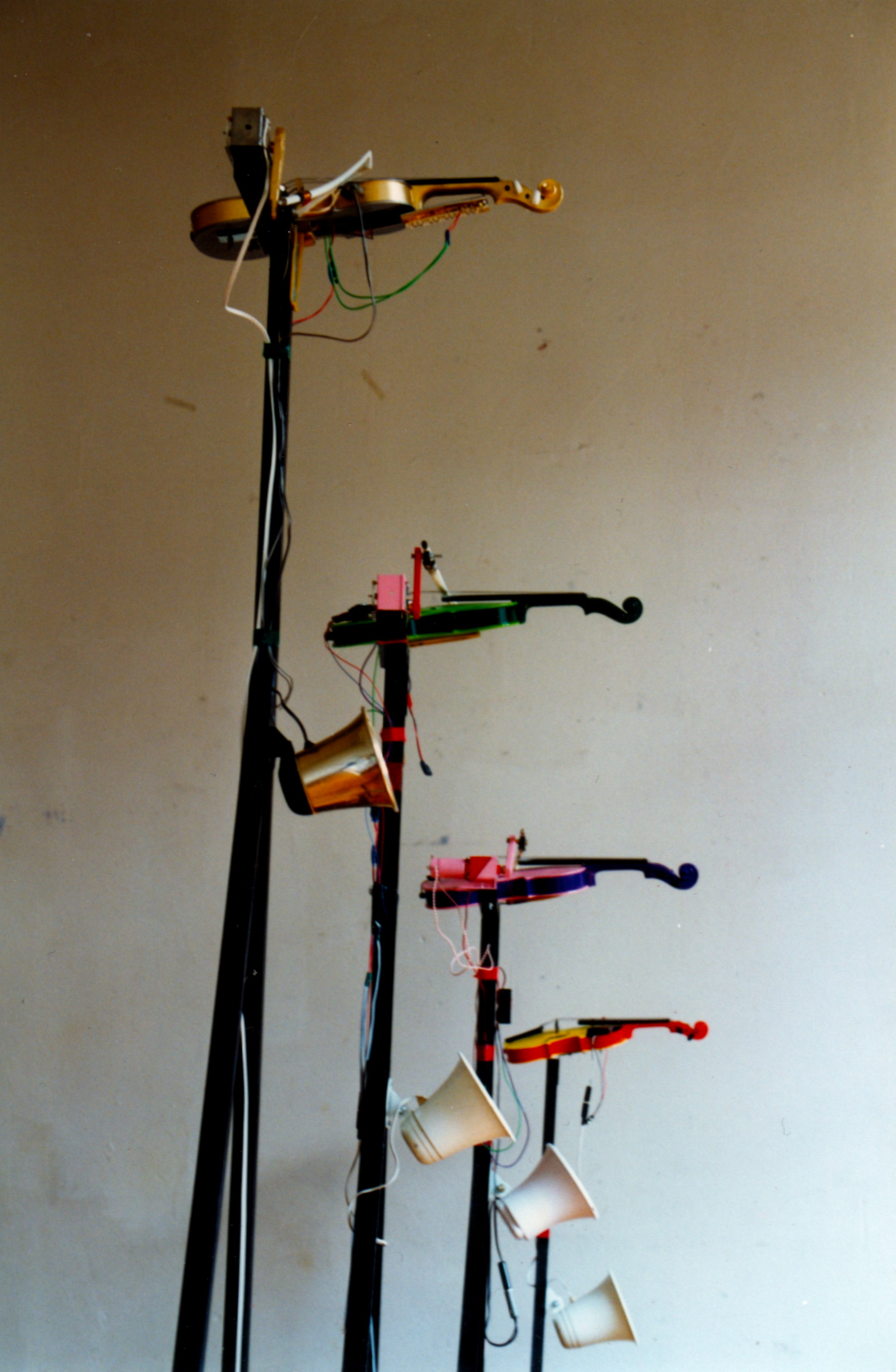 Automatic Violin Installation, The Agony and The Ecstasy, Berlin, 1989 ...