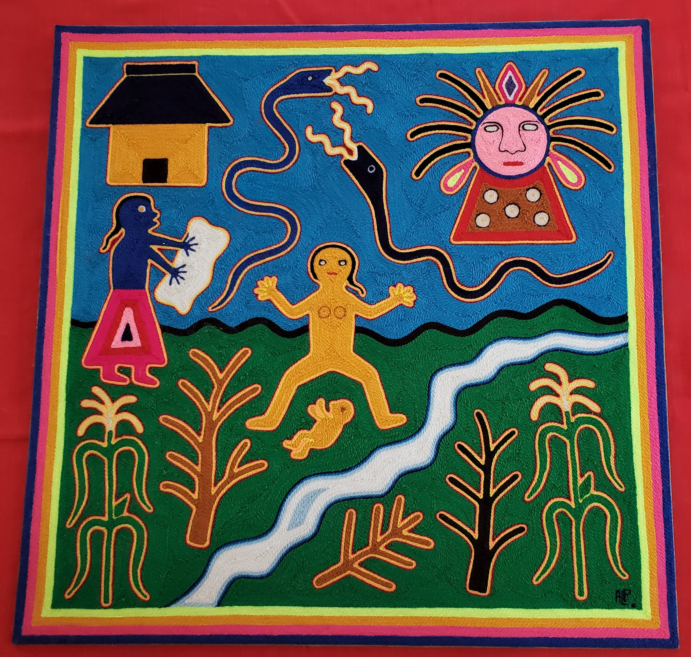 Huichol Yarn Painting – Gallery of Folklore & Popular Culture